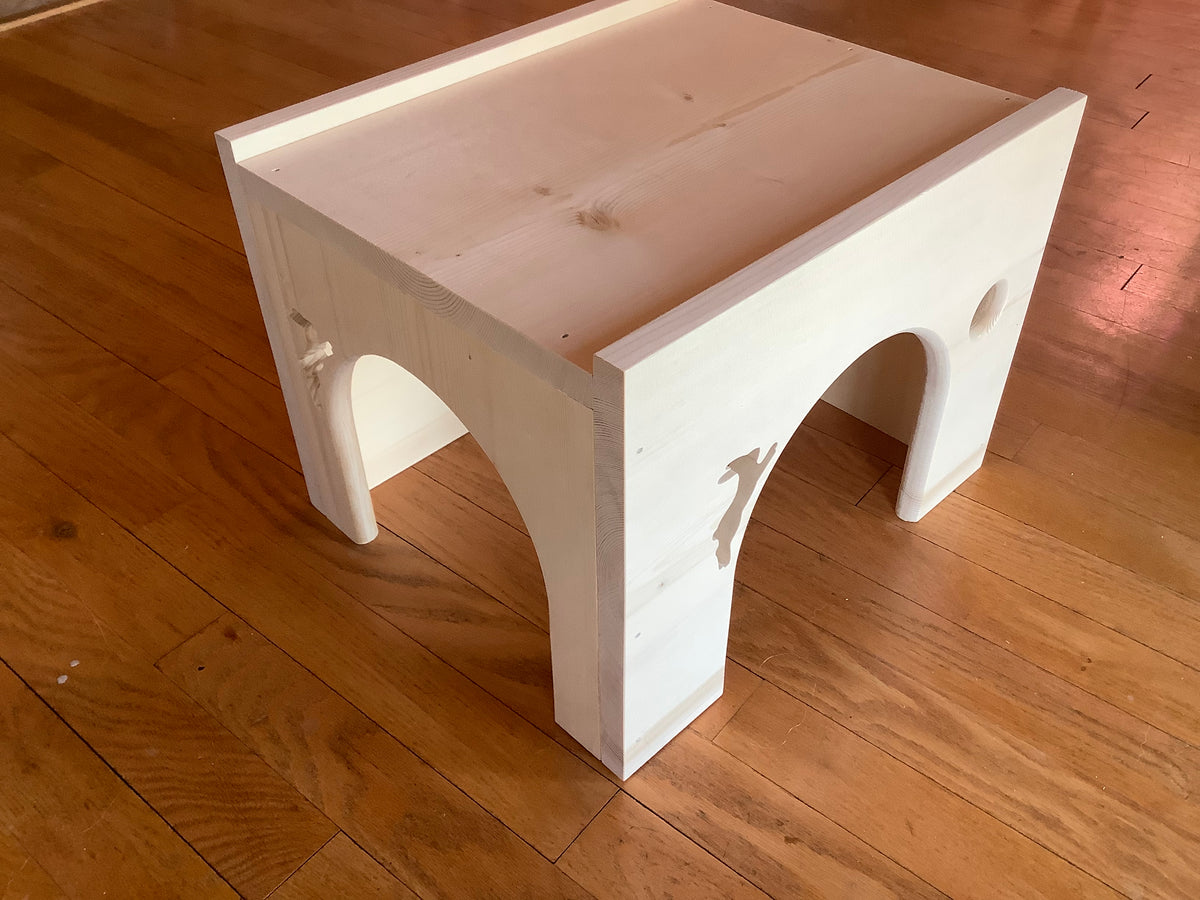 Corner door rabbit house – BunnyRabbitShop