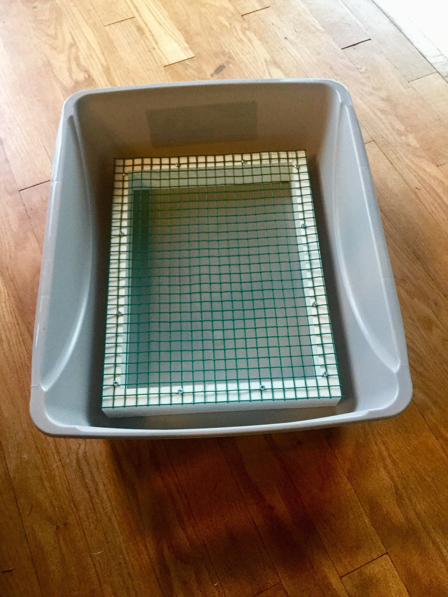 Rabbit Litter Box With Screen